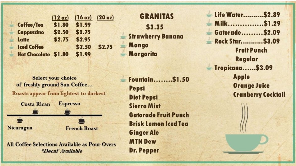 The Café | Rhode Island College